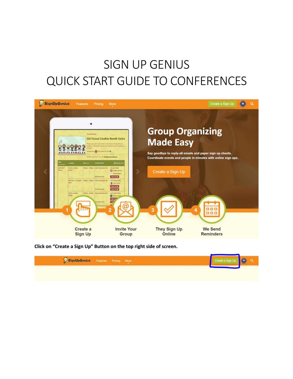 Sign Up Genius Tutorial by SAEF - Issuu