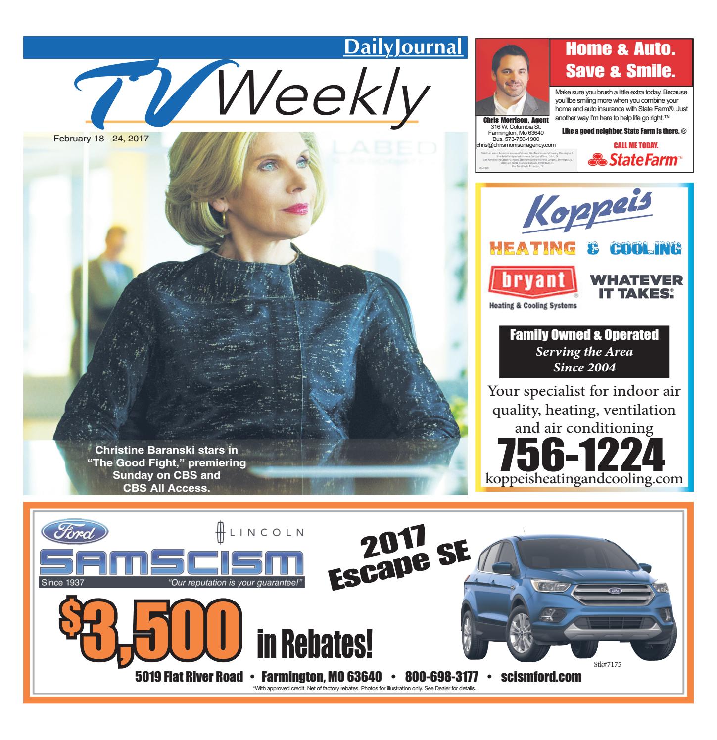 Tv weekly Feb 17th by Daily Journal Online - Issuu