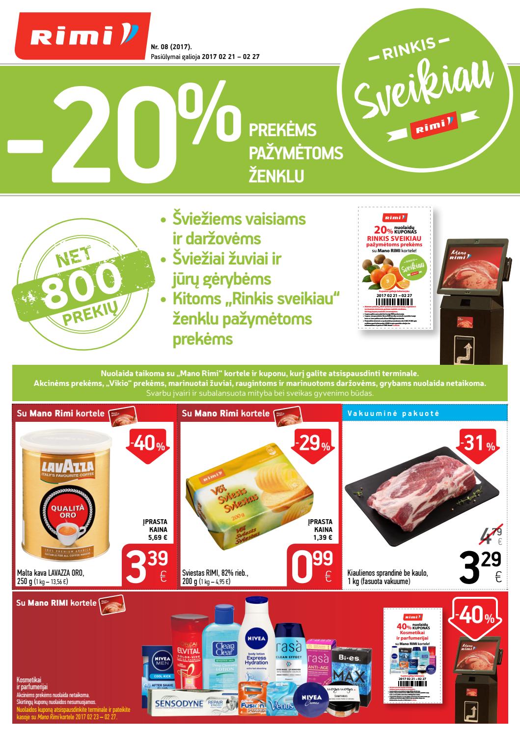 RIMI savaitinis leidinys Nr. 8-2017 Kai kurių pasiūlymų galite nerasti ...