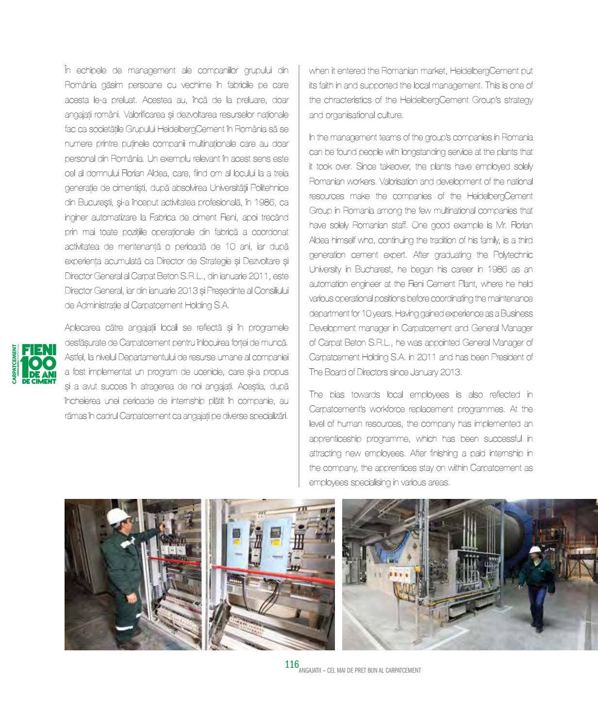 Fieni - 100 de ani de ciment by Heidelberg Materials Romania - Issuu