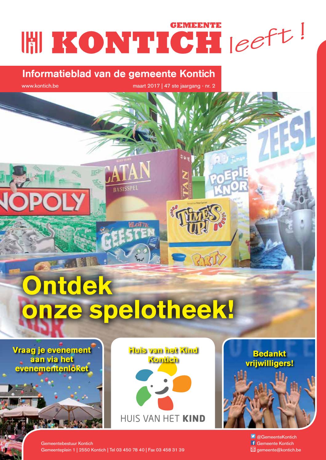 Infoblad gemeente Kontich maart - april 2017 by Lokaal Bestuur Kontich ...
