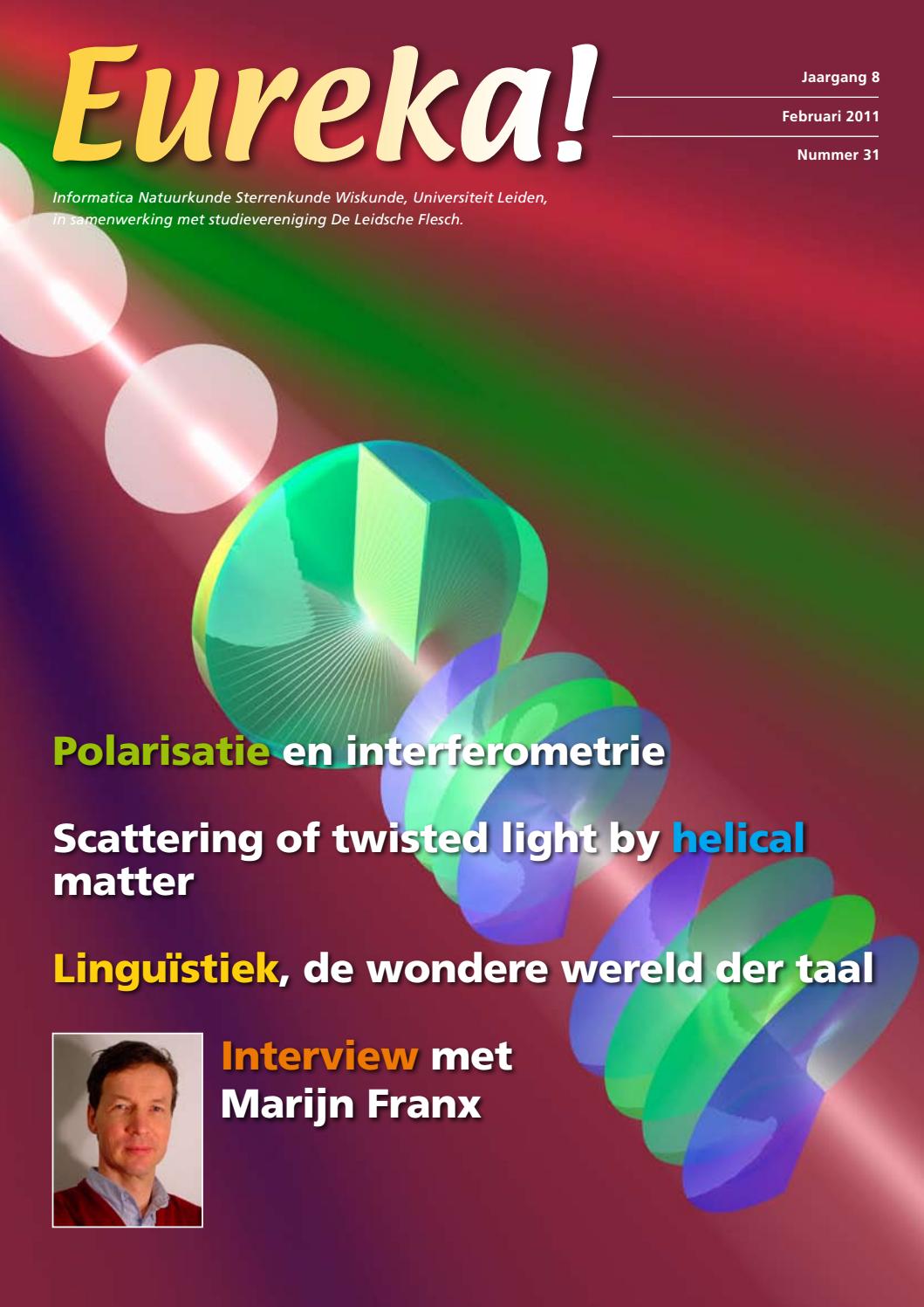 Eureka 31 by Universiteit Leiden - Issuu