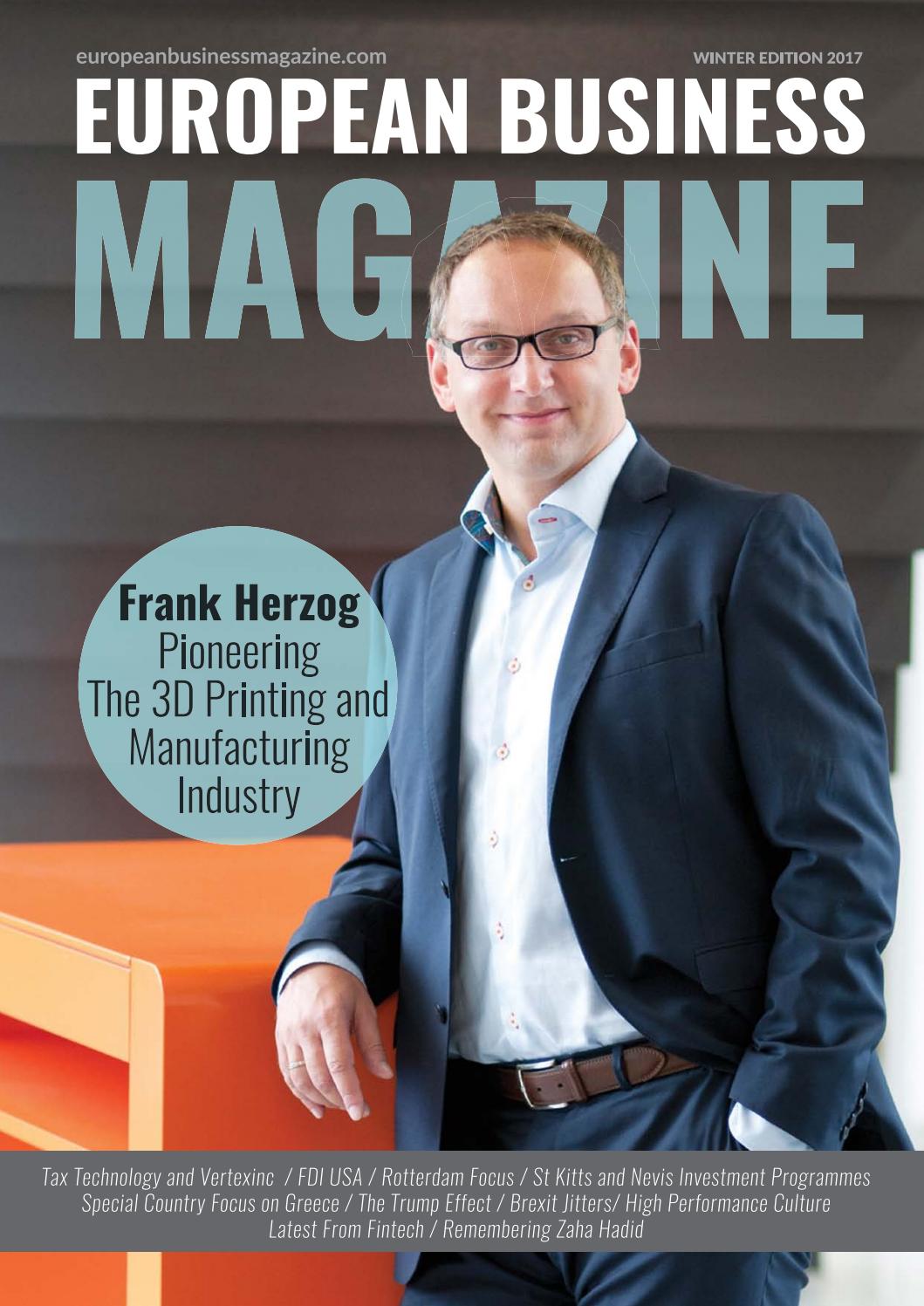 25 issue European Business Magazine - winter 2017 by European Business ...