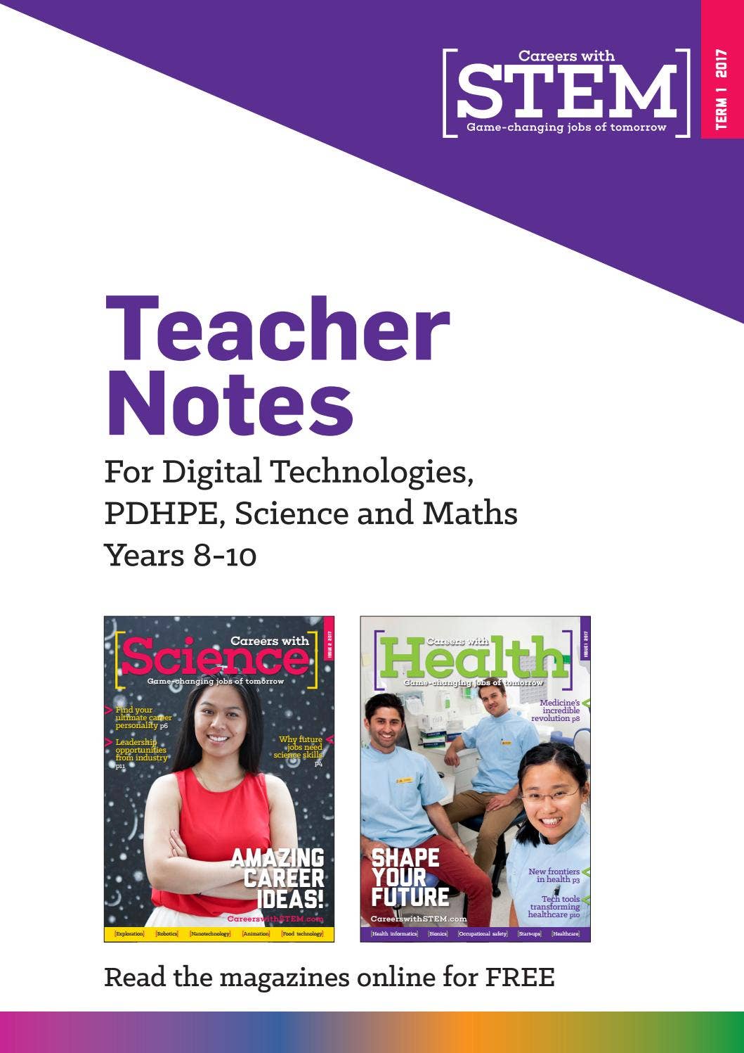 Careers with STEM Teacher Notes by Refraction Media - Issuu