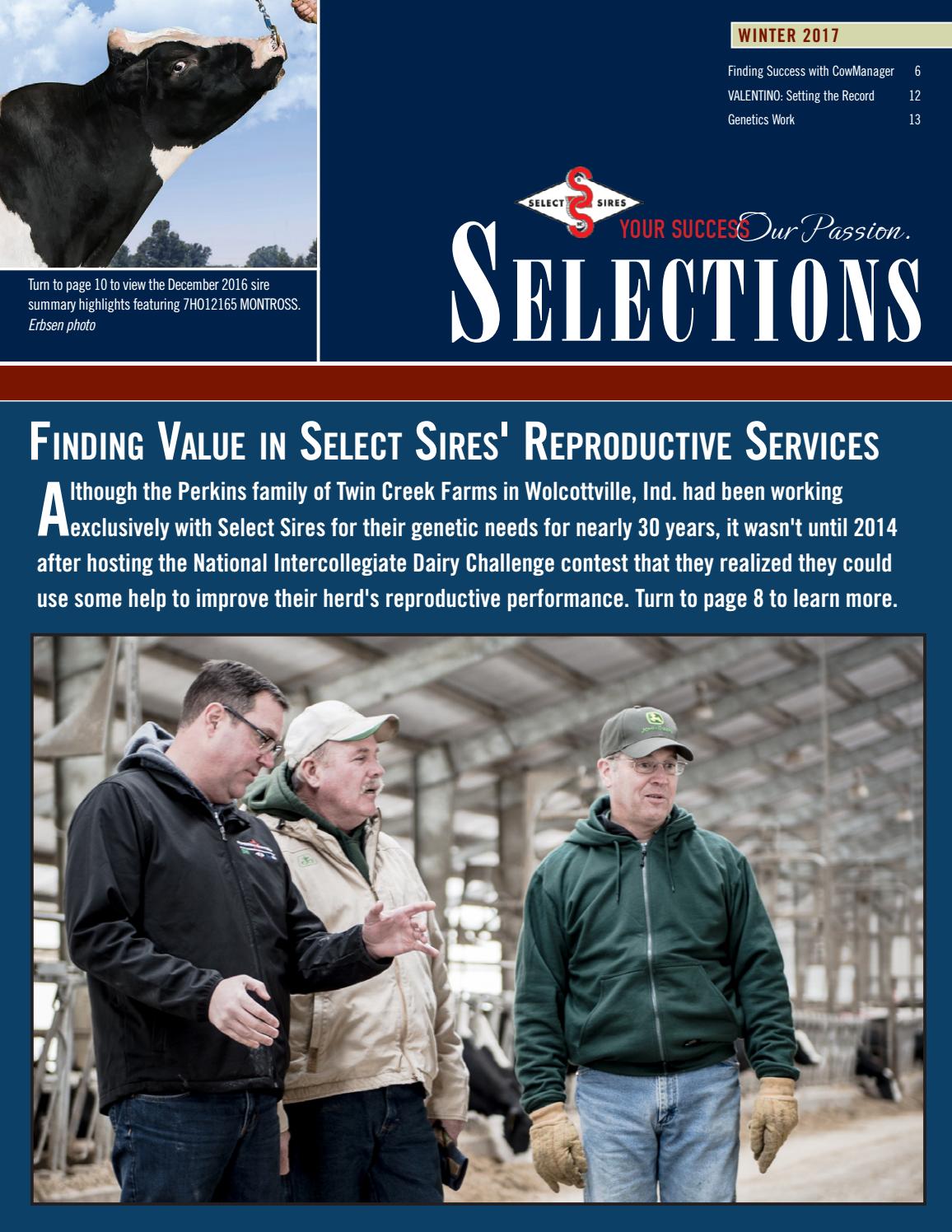 Winter 2017 Selections by Select Sires - Issuu