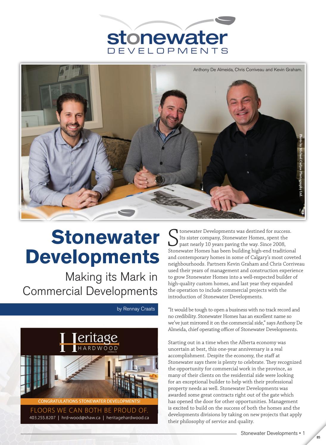 Stonewater web by Business in Calgary - Issuu