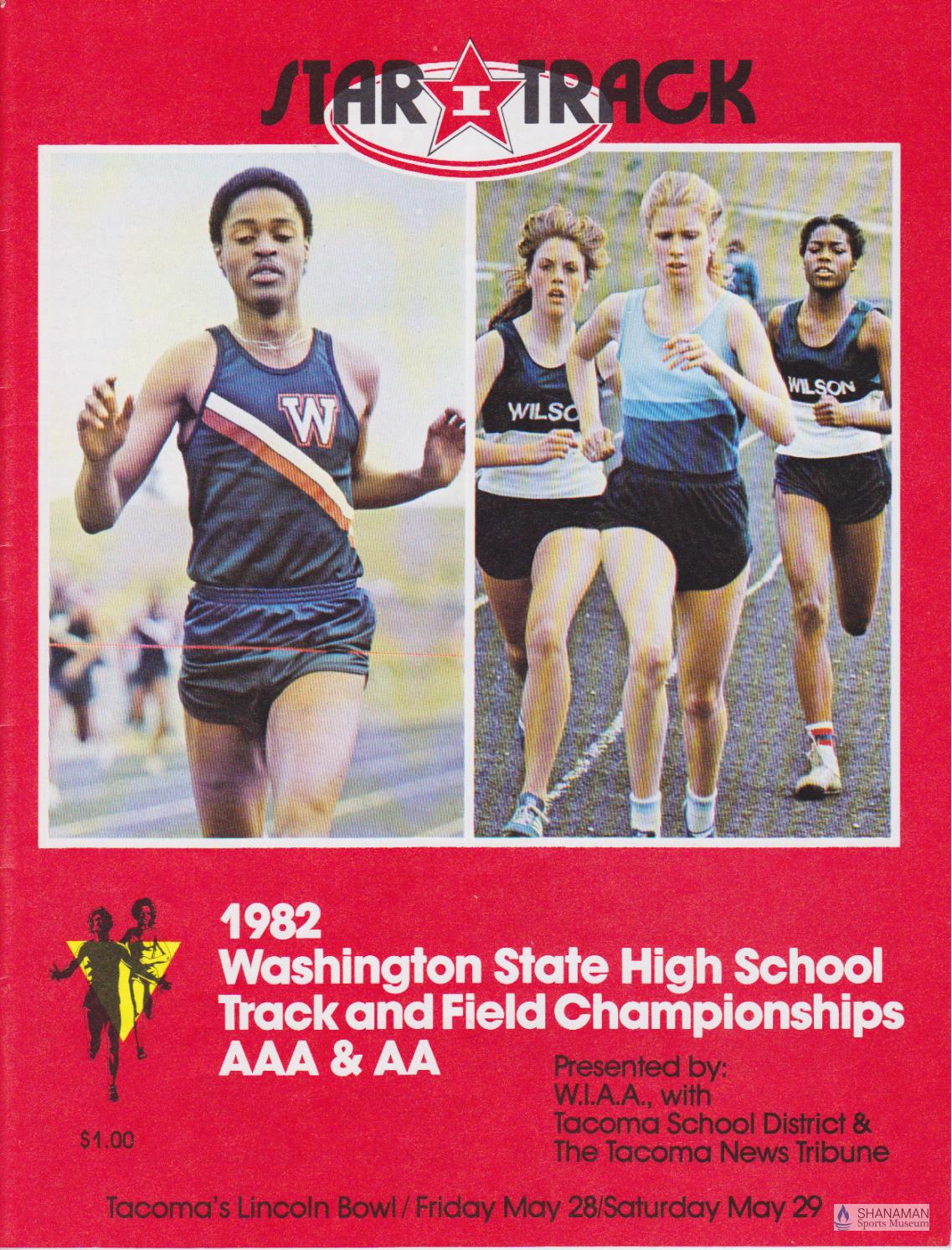 1982 Star Track I State High School Class AA & AAA Track and Field ...