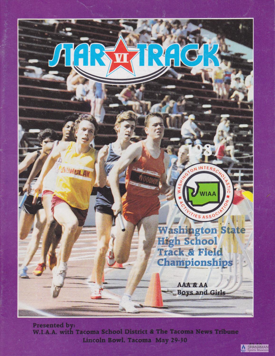 1987 Star Track VI State High School Class AA & AAA Track and Field ...