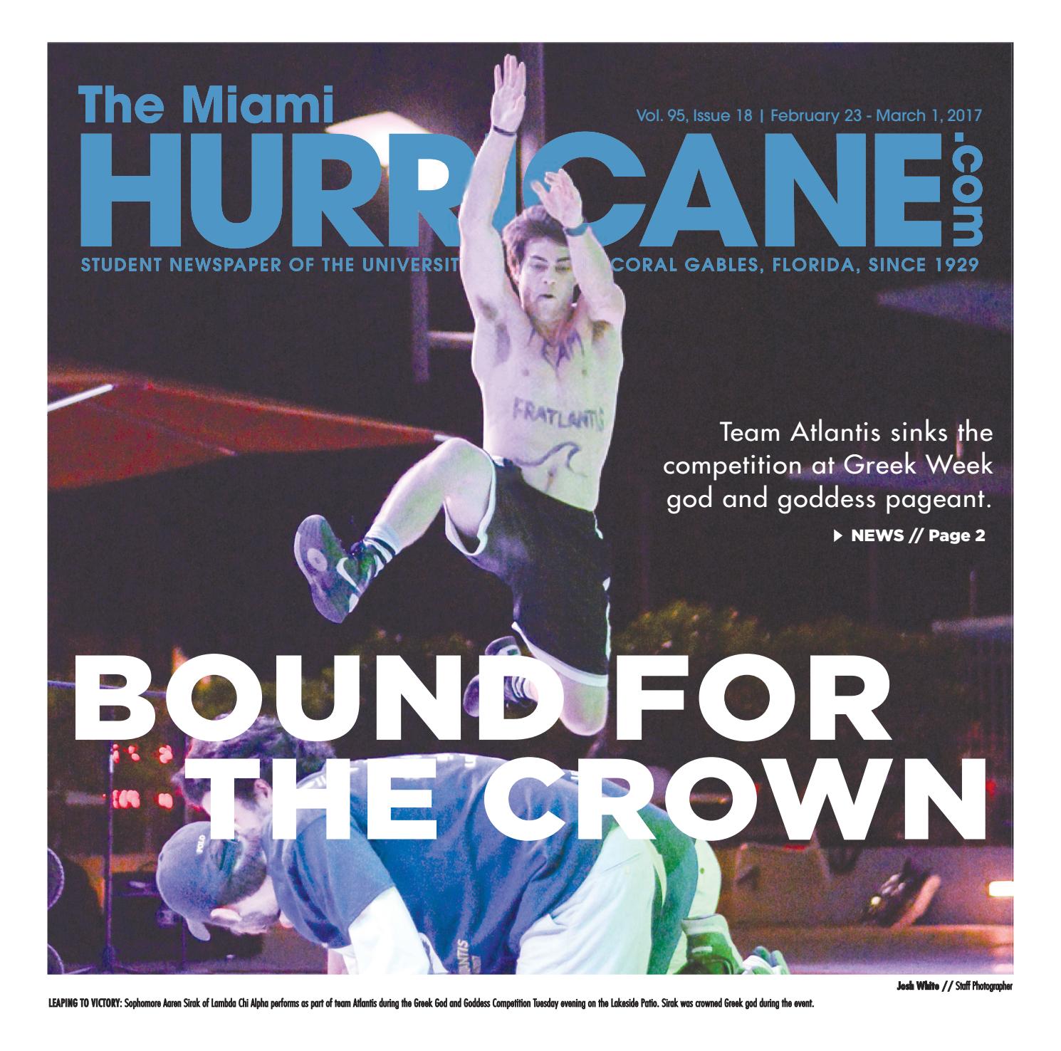 The Miami Hurricane: February 23, 2017 by The Miami Hurricane - Issuu