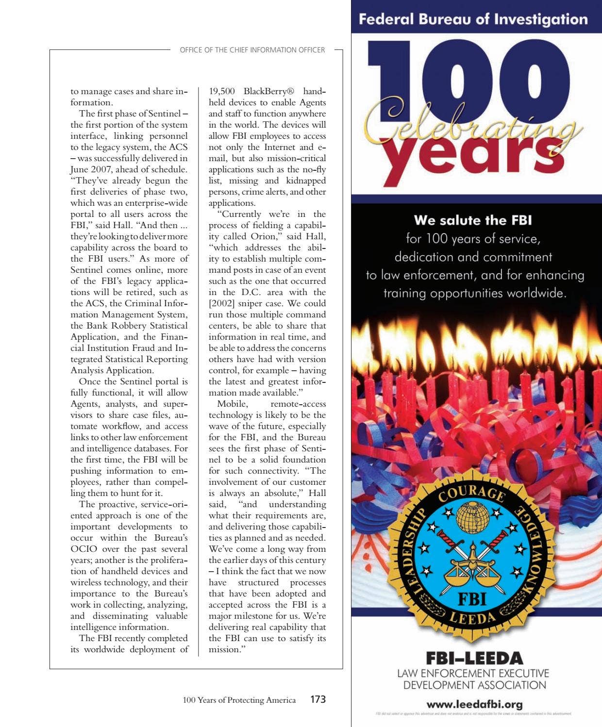 Federal Bureau of Investigation: 100 Years of Protecting America 1908 ...