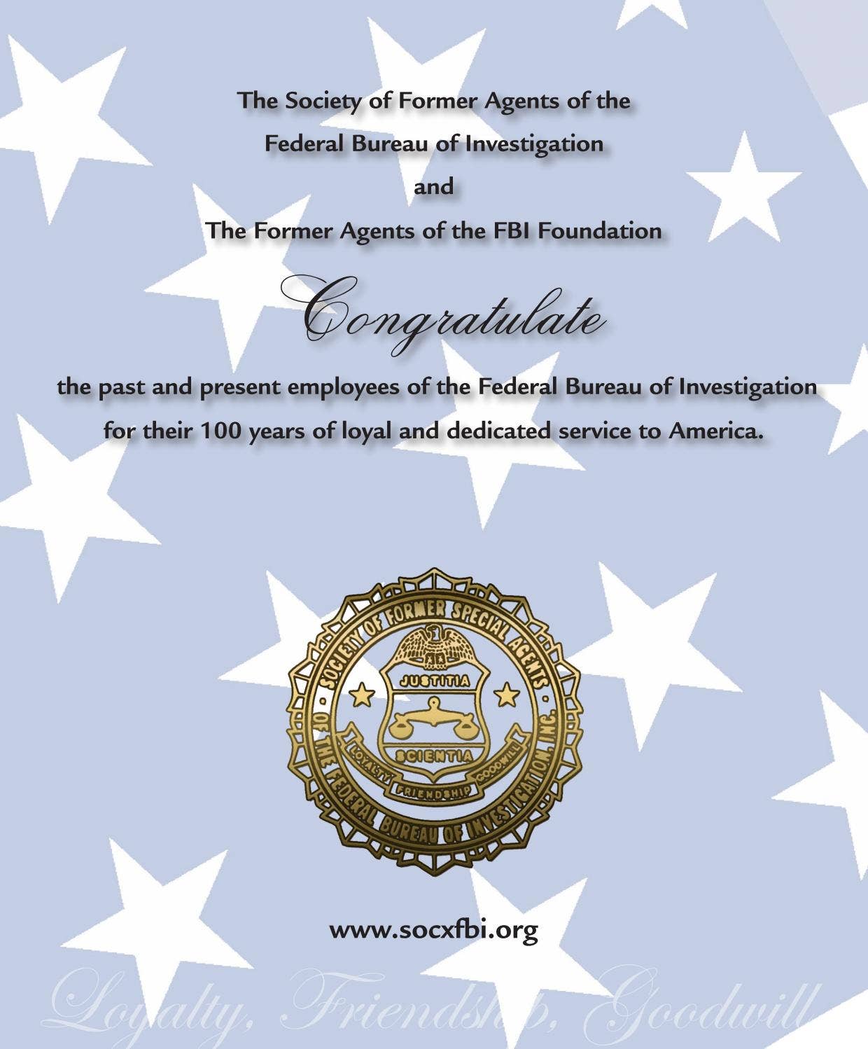 Federal Bureau of Investigation: 100 Years of Protecting America 1908 ...