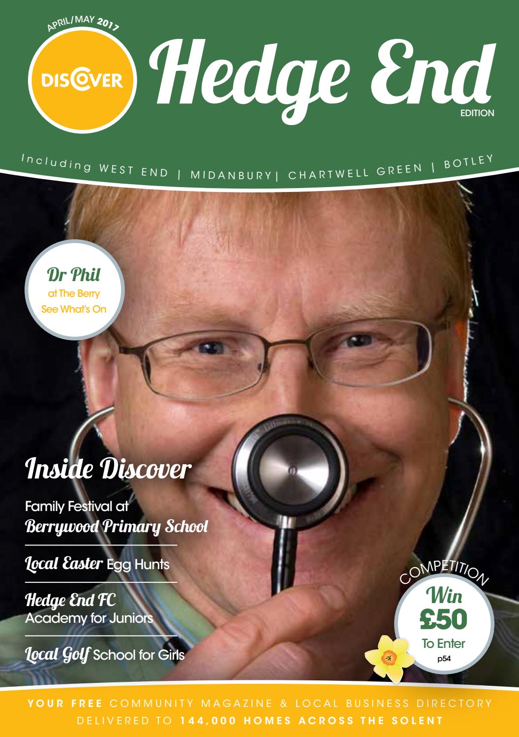 Discover Hedge End April/May 2017 by Tania Houston - Issuu