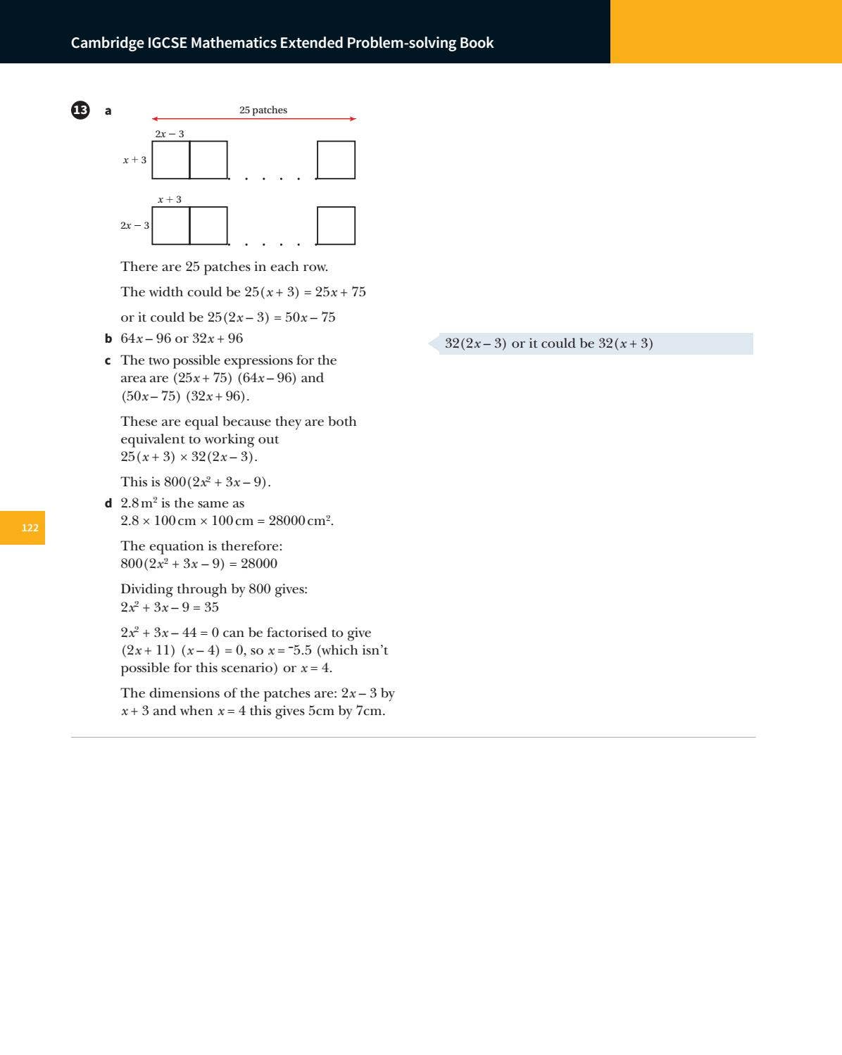 Preview Cambridge IGCSE Mathematics Extended Problem-solving Book by ...
