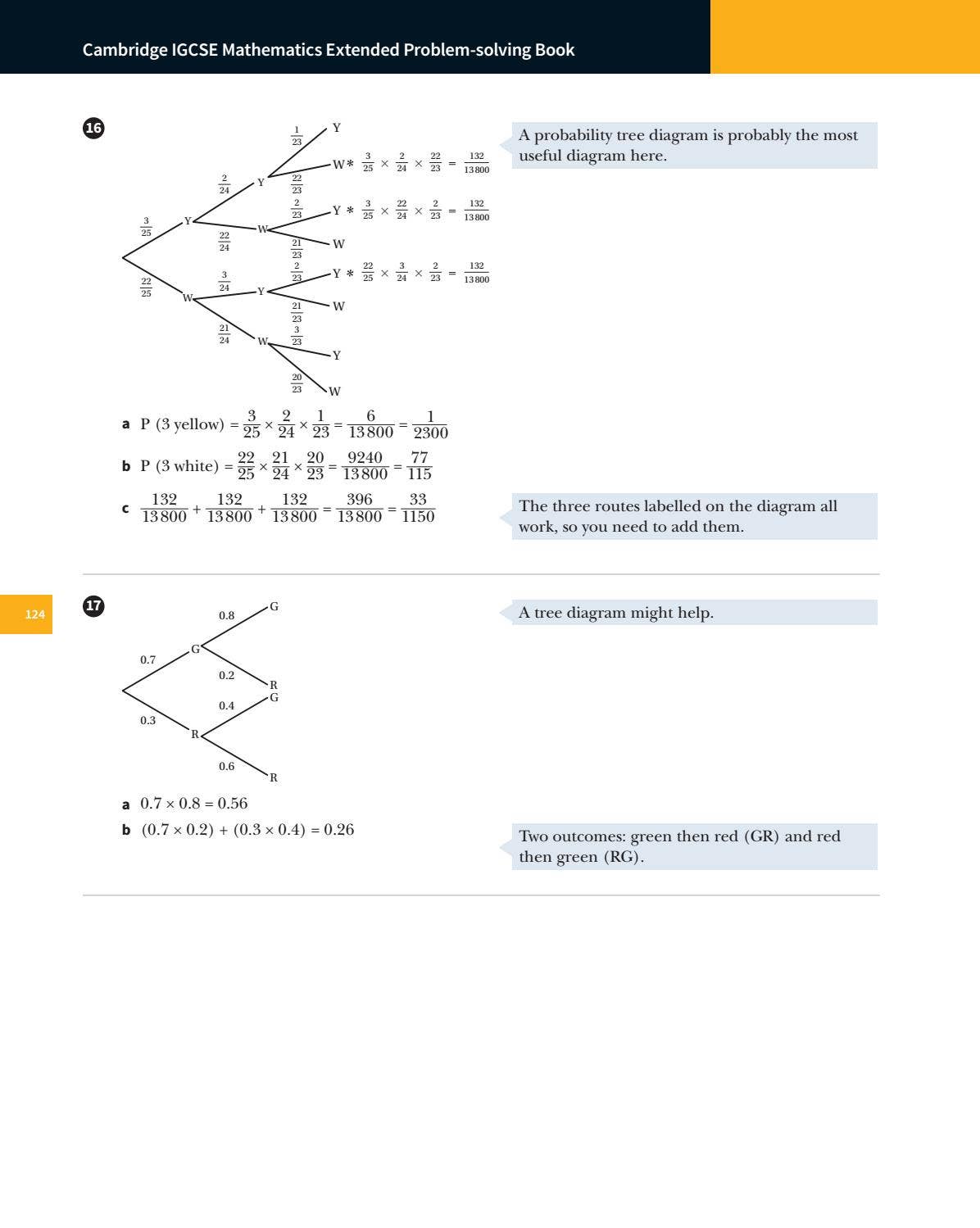Preview Cambridge IGCSE Mathematics Extended Problem-solving Book by ...
