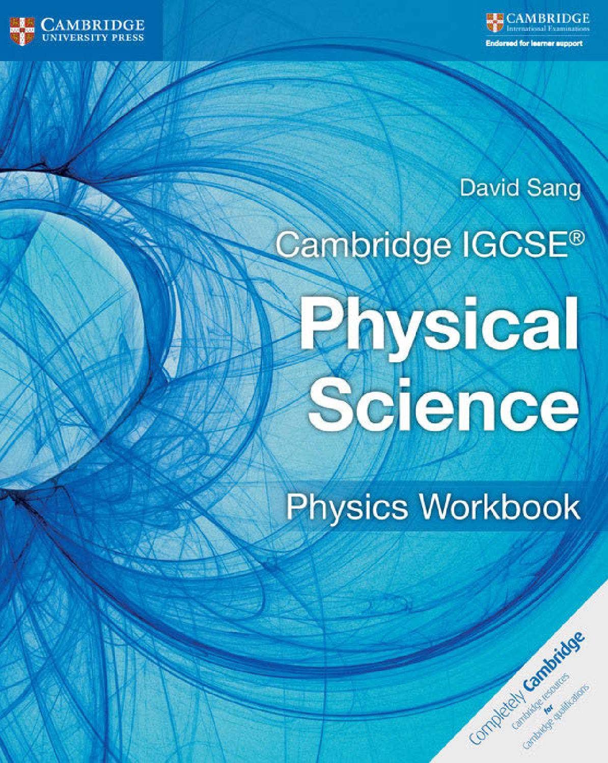 Preview Cambridge IGCSE Physical Science Physics Workbook by Cambridge ...
