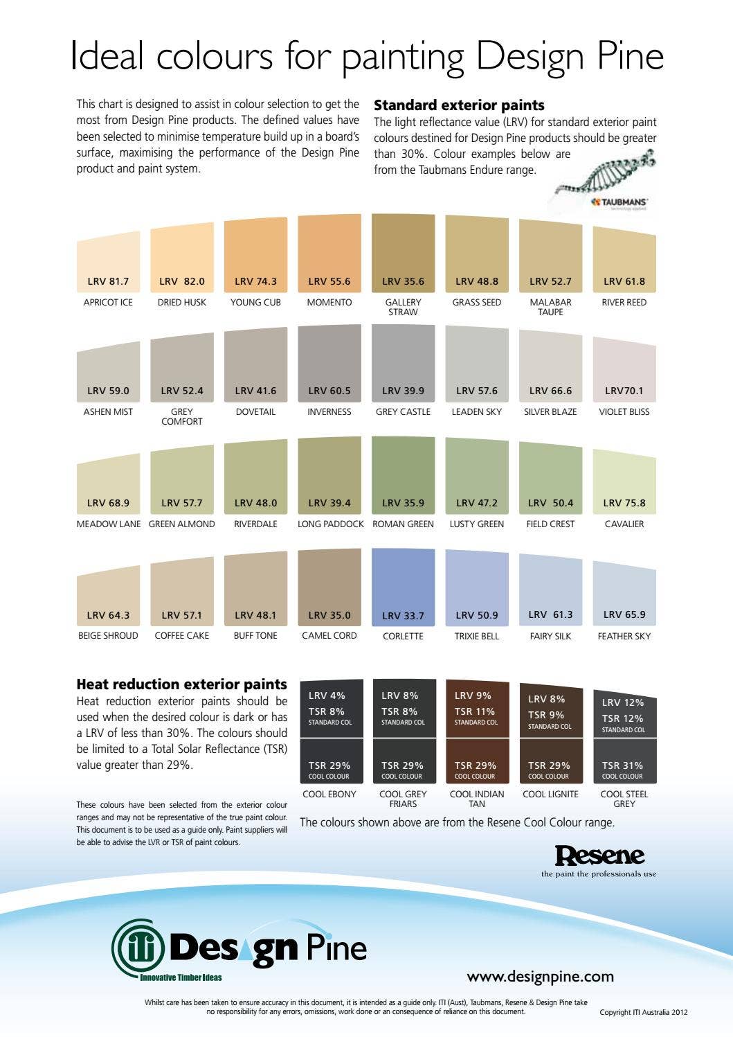 Colour information chart by Revolutions - Issuu