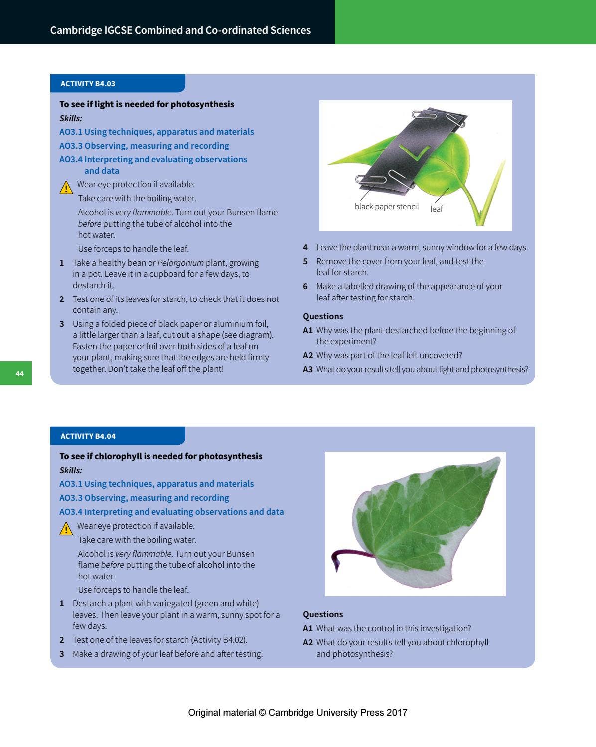 Preview Cambridge IGCSE Combined and Coordinated Sciences by Cambridge ...