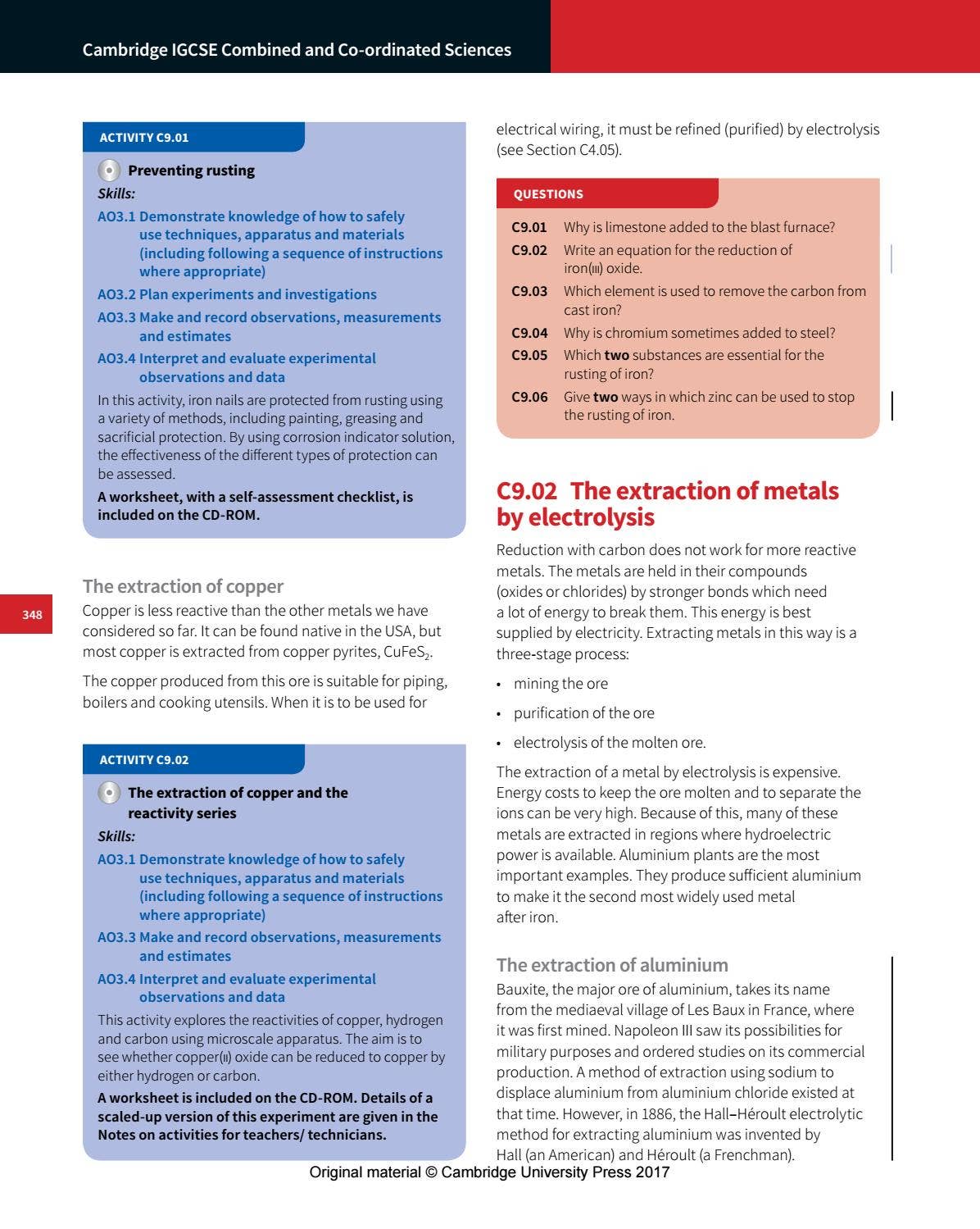 Preview Cambridge IGCSE Combined and Coordinated Sciences by Cambridge ...
