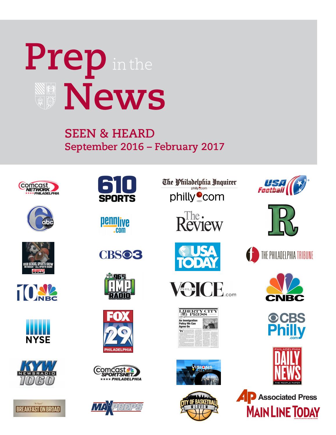 Prep in the News 2016-17 by St. Joseph's Preparatory School - Issuu