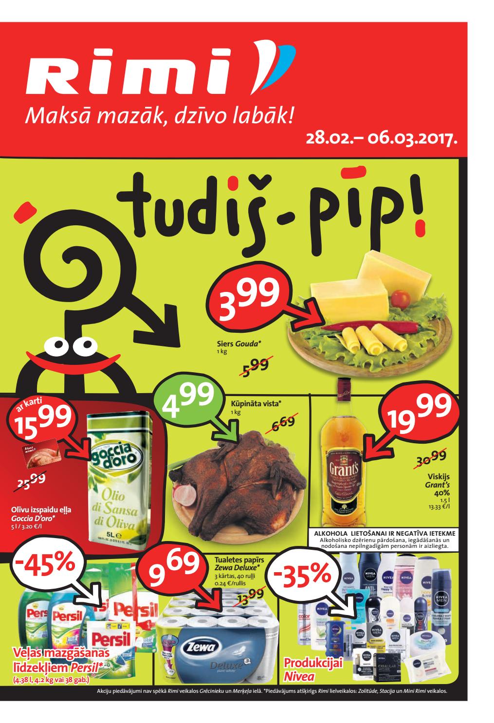 Rimi lielveikalos 28.02.-06.03.2017 by Rimi - Issuu