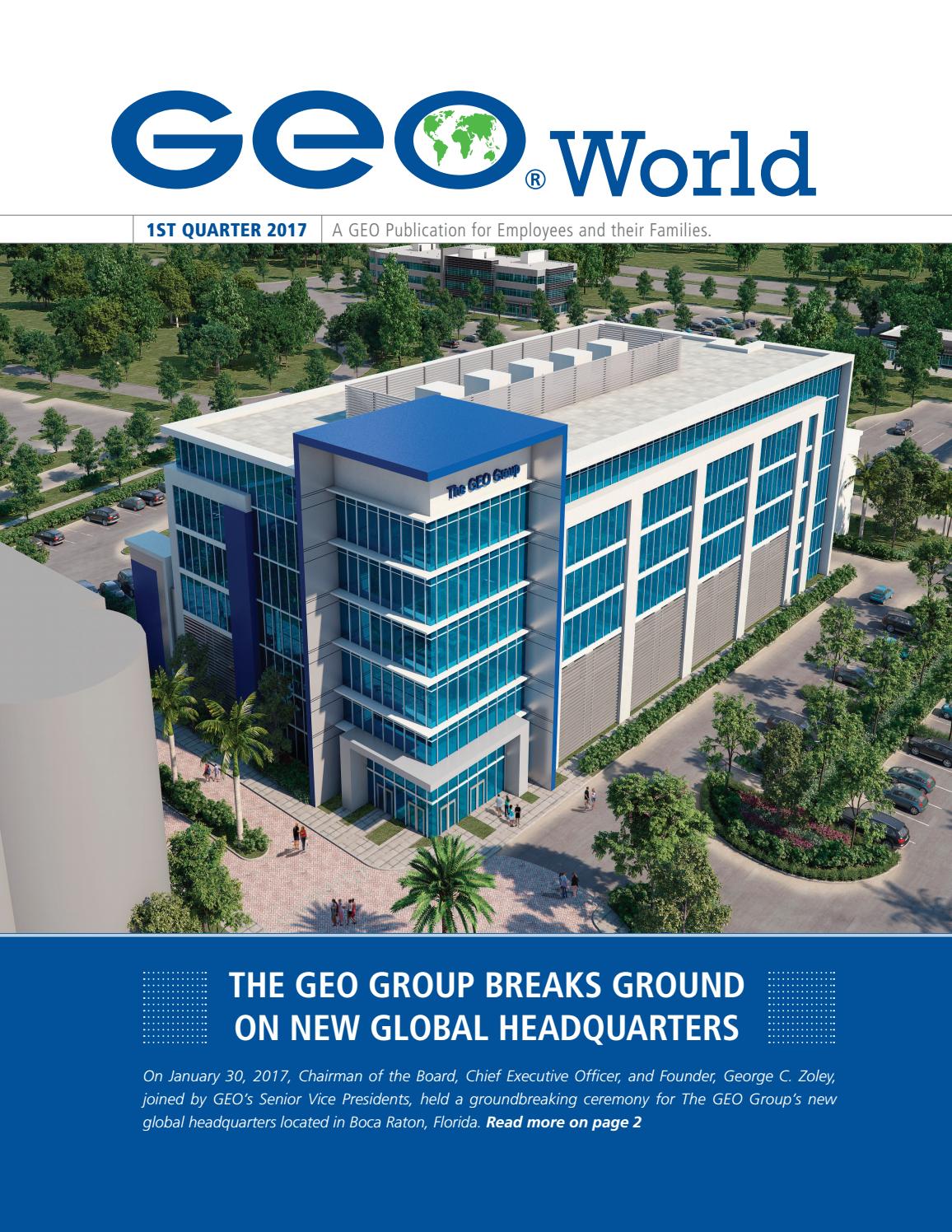 1Q17 GEO World by The GEO Group - Issuu