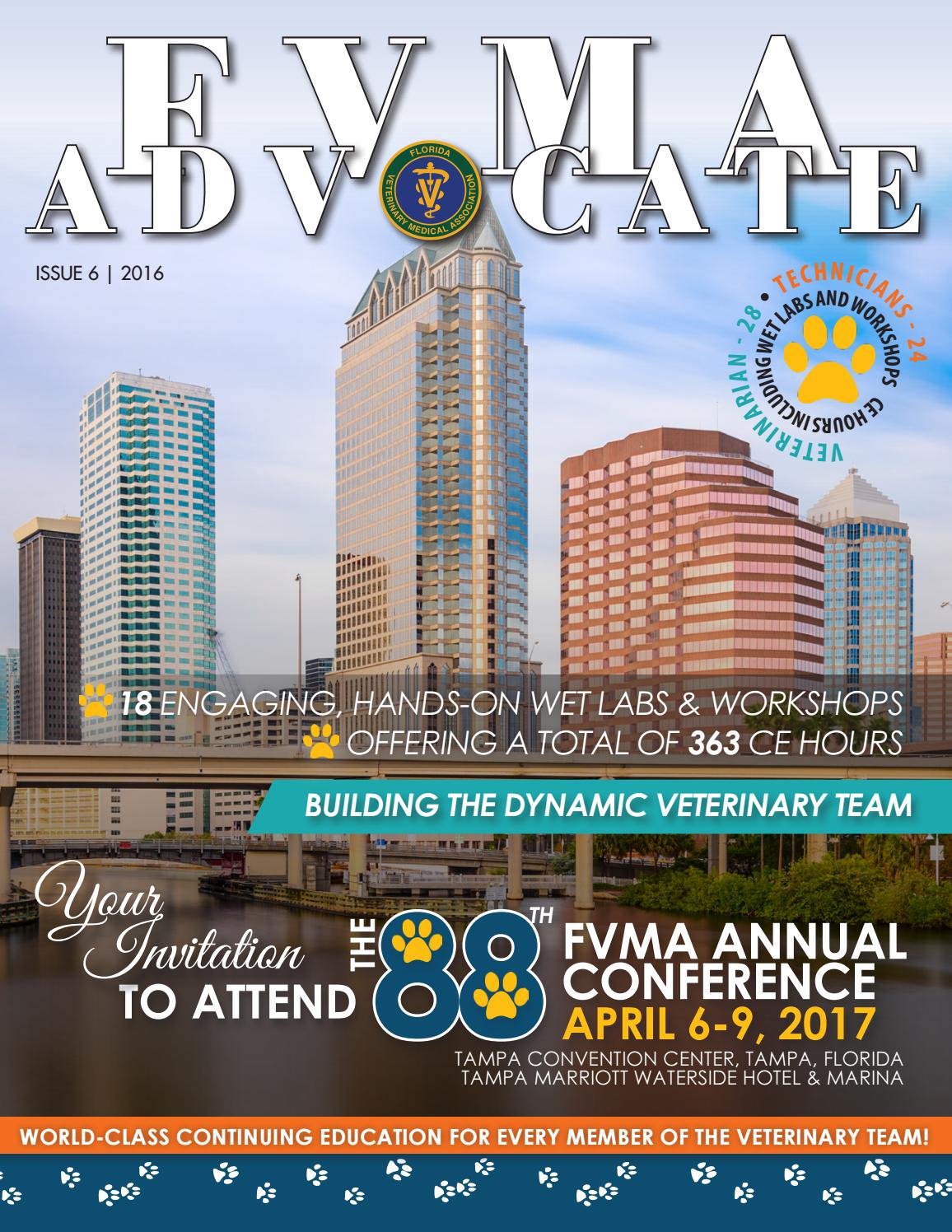 Advocate Issue 6 2016 by FVMA - Issuu