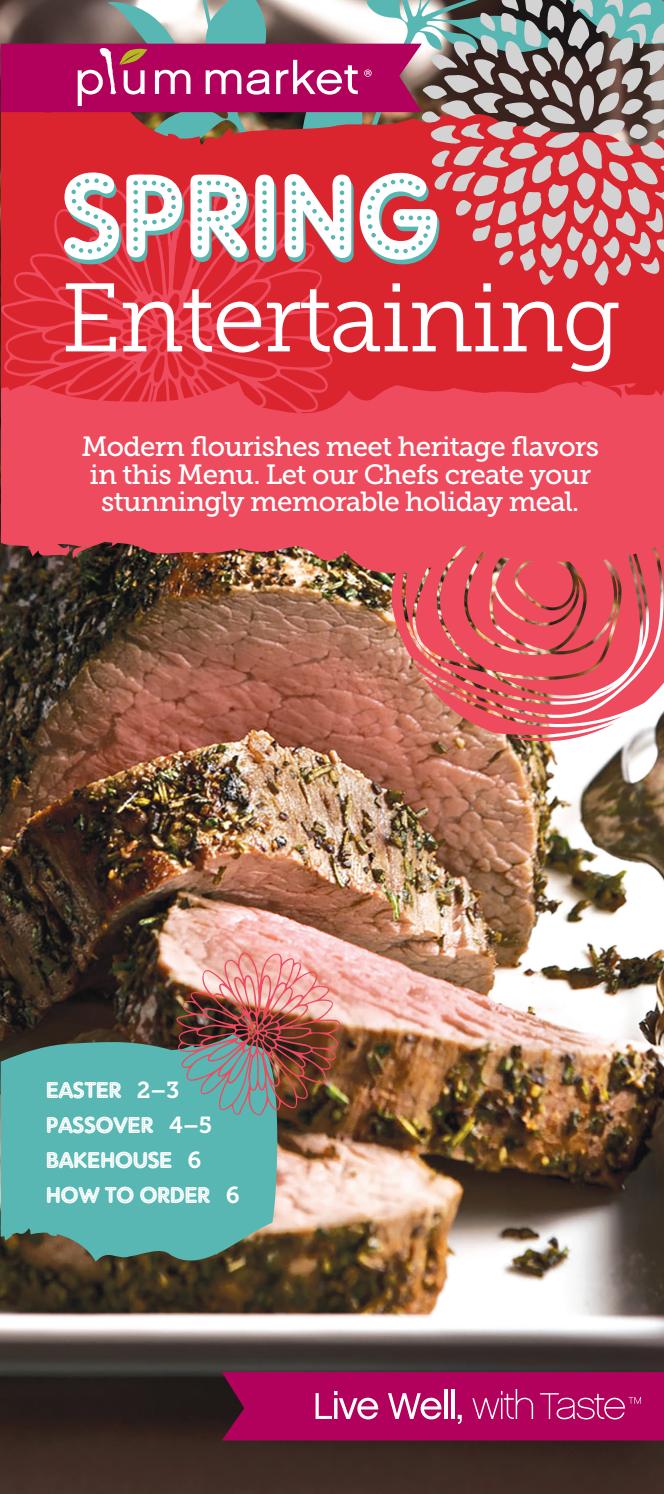 2017 Spring Catering Menu by Plum Market - Issuu
