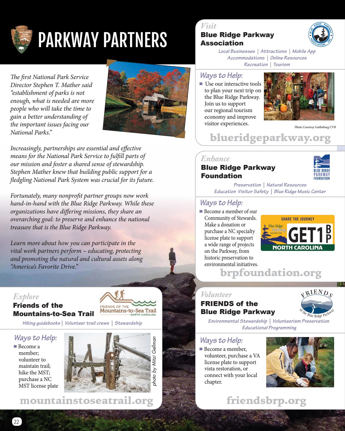 Blue Ridge Parkway Directory & Travel Planner - 68th Edition by Blue ...