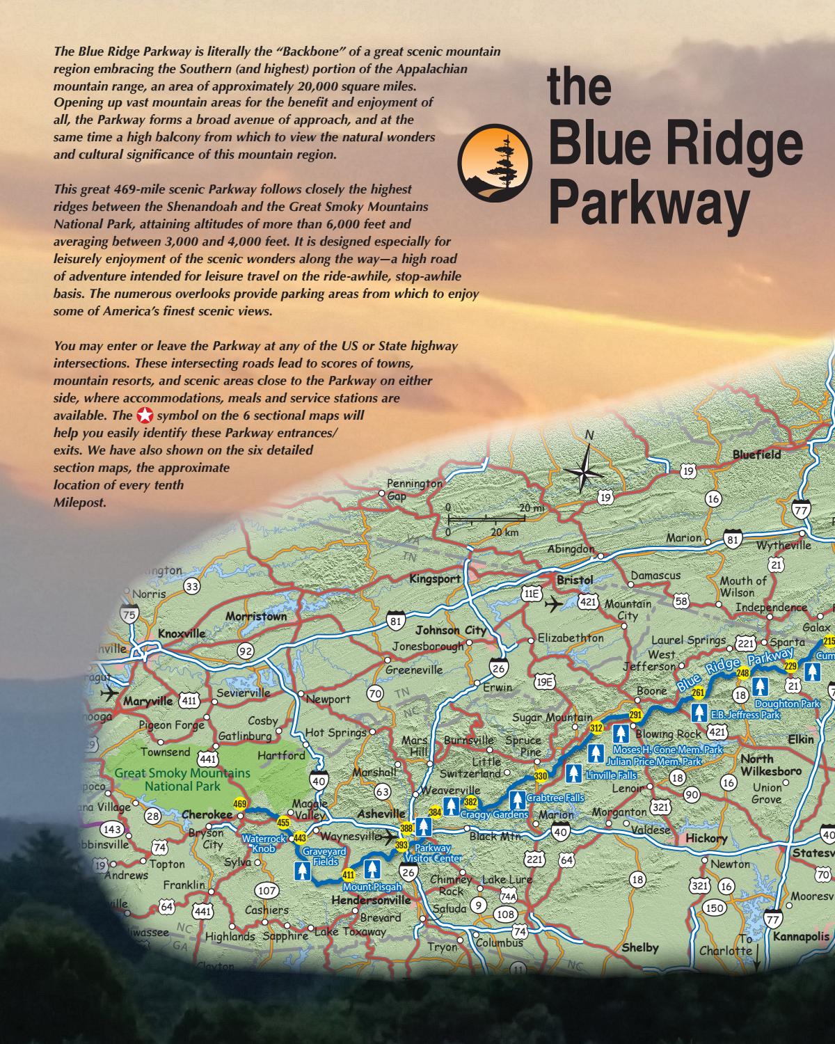 Blue Ridge Parkway Directory & Travel Planner - 68th Edition by Blue ...