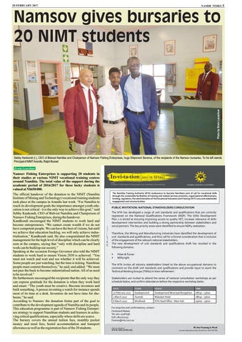 28 february namib times e edition by Namib Times Virtual - Issuu