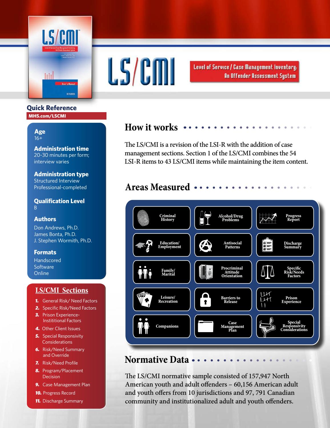 LS Brochure 2017 by MHS Assessments - Issuu