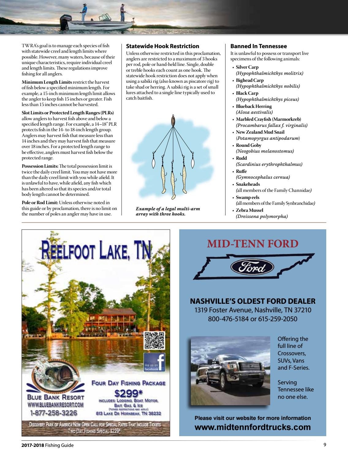 TWRA Fishing Guide 2017-2018 by Bingham Group - Issuu