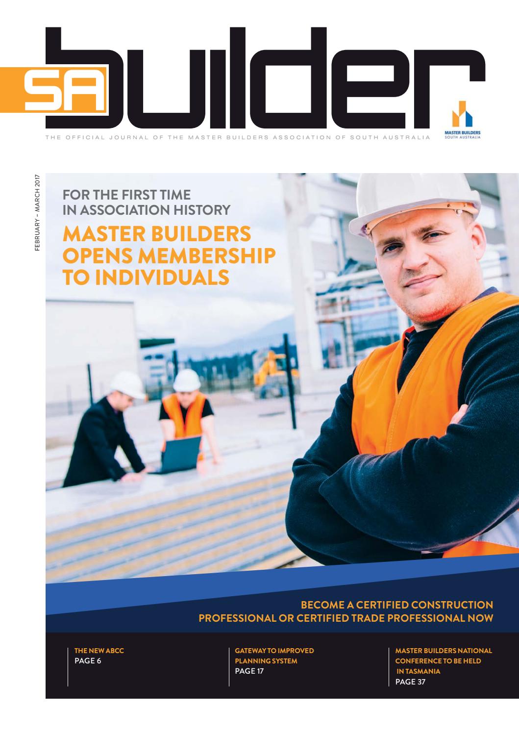 SA Builder Master Builders South Australia by arkmedia4217 - Issuu