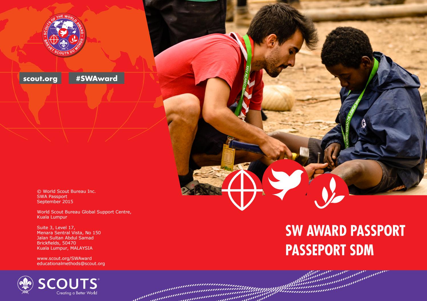 SWA Passport (EN/FR) by World Organization of the Scout Movement - Issuu