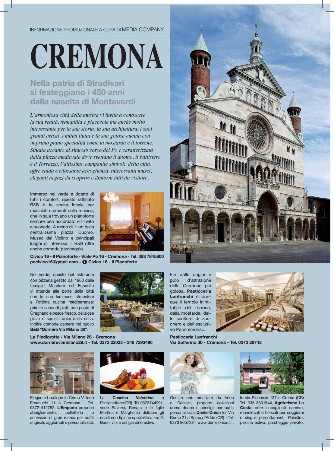 Belli'talia Marzo 2016 - Cremona by Media Company - Issuu
