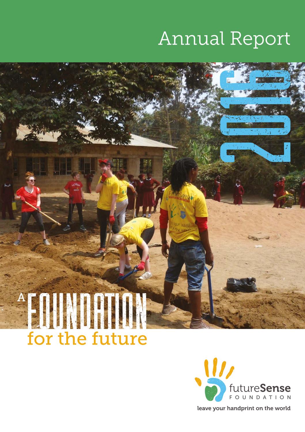 FutureSense Foundation Annual Report 2016 by FutureSense Foundation - Issuu