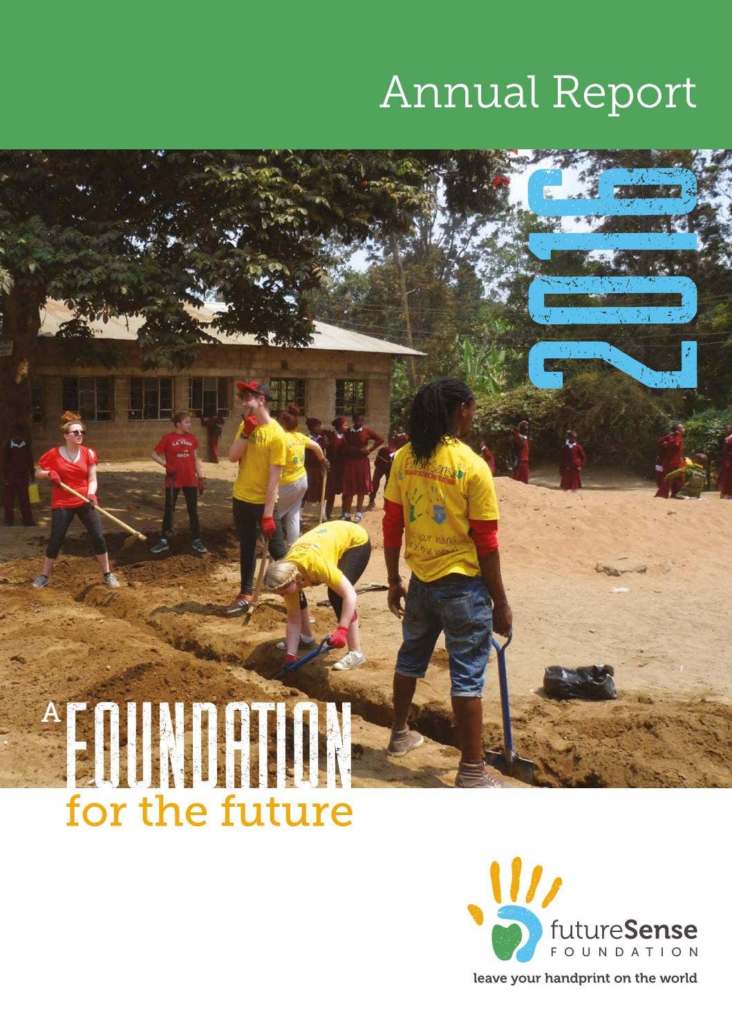 FutureSense Foundation Annual Report 2016 by FutureSense Foundation - Issuu