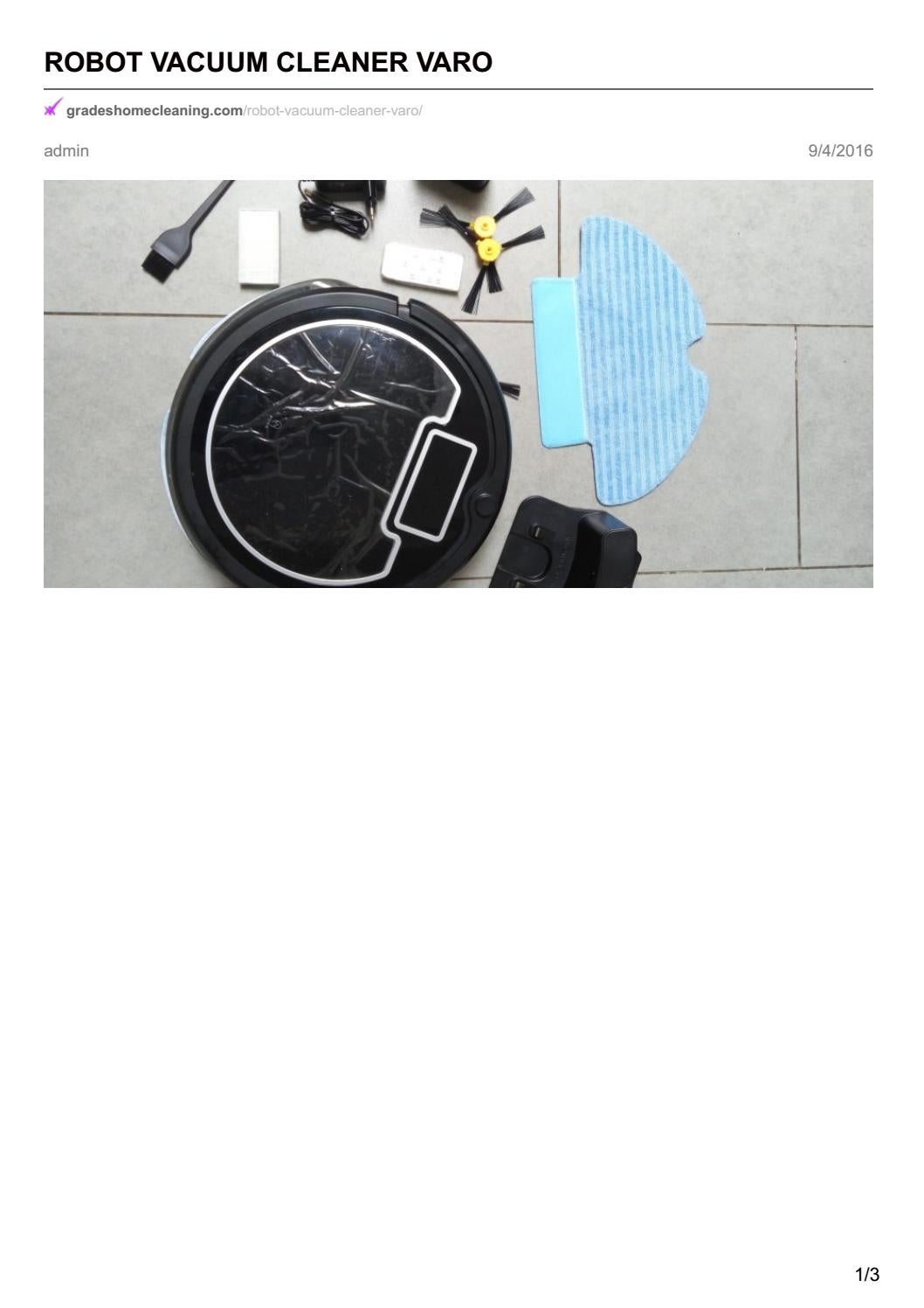 robot vacuum cleaner varo by Jasa Bersih Rumah Bandung - Grades Home ...