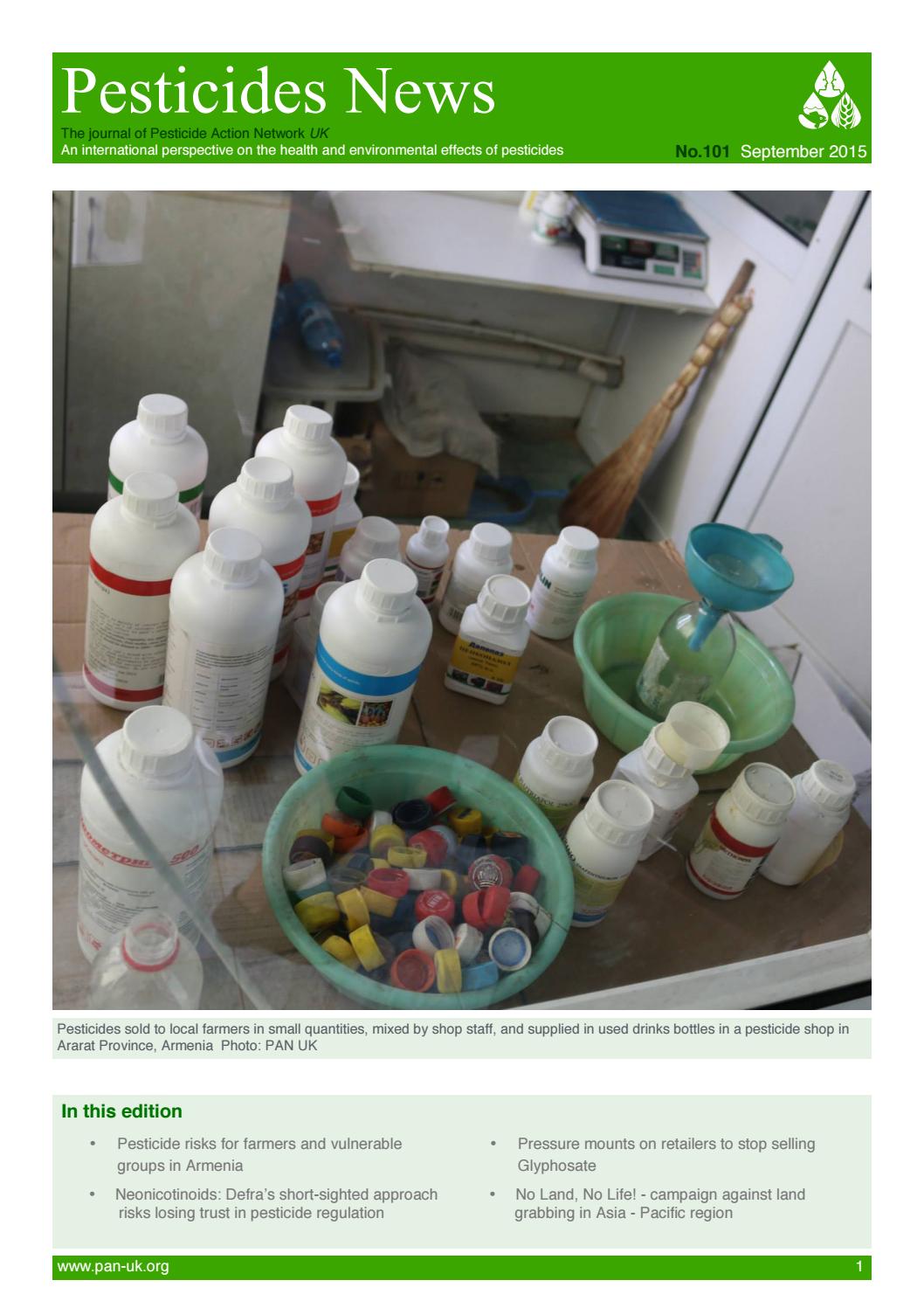 PAN UK - Pesticide News - Issue 101 by PAN UK - Issuu