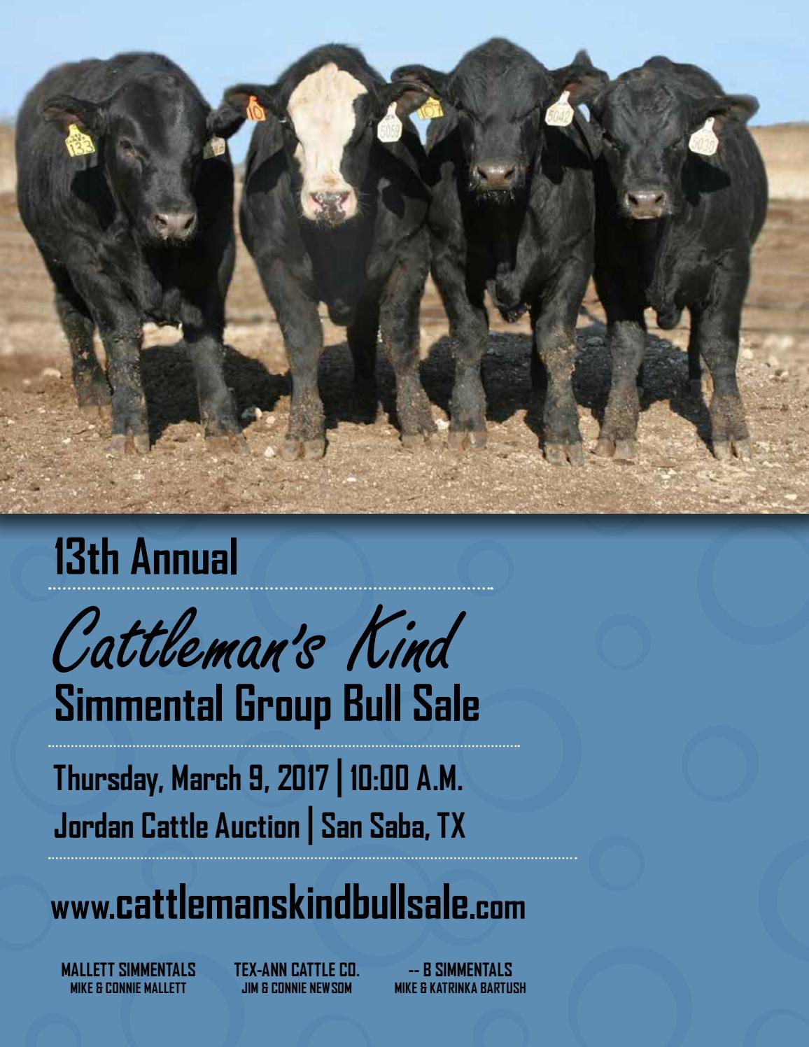 Cattleman's Kind Bull Sale - 2017 by Generation 6 Marketing - Issuu