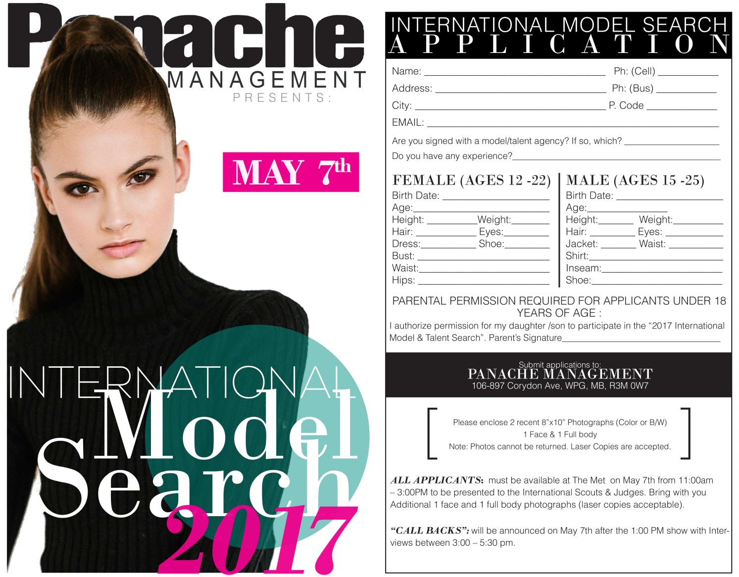2017 International Model & Talent Search by Panache Management - Issuu