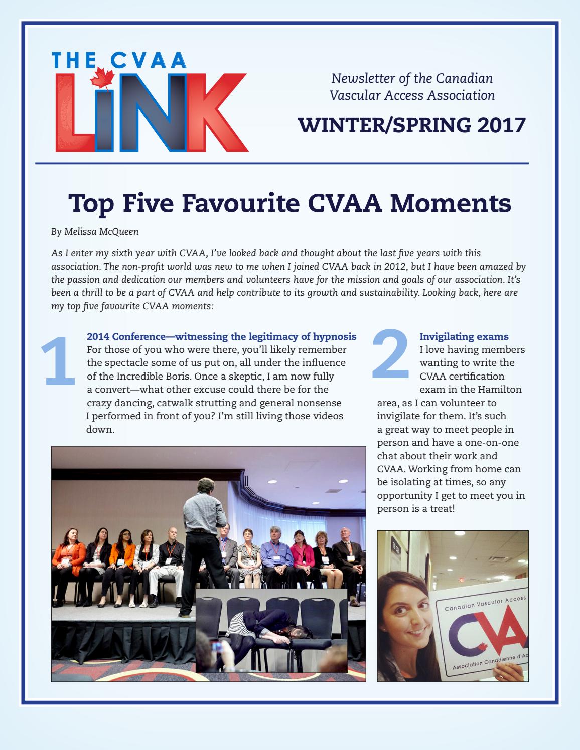 The CVAA Link: Winter/Spring 2017 by CVAA - Issuu