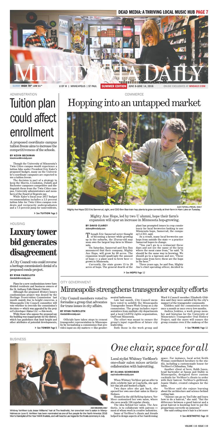 June 8, 2016 by The Minnesota Daily - Issuu