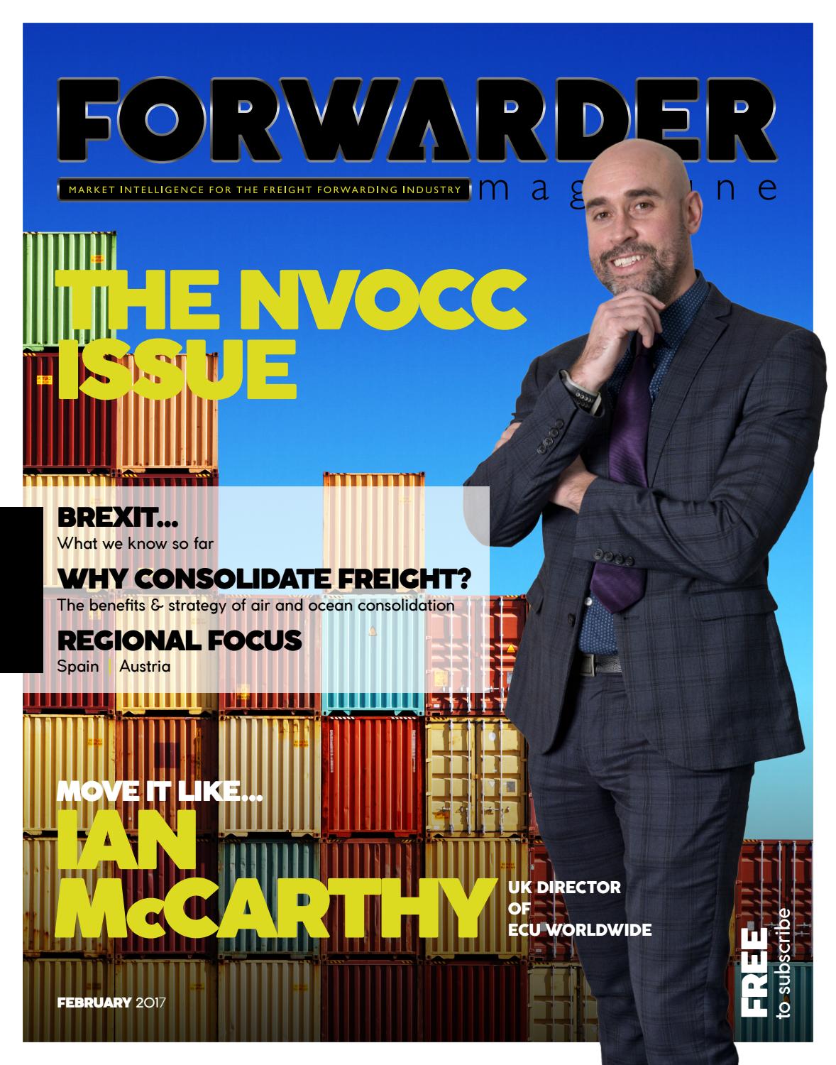 Forwarder magazine February 2017 'NVOCCs' by Freight Solutions - Issuu