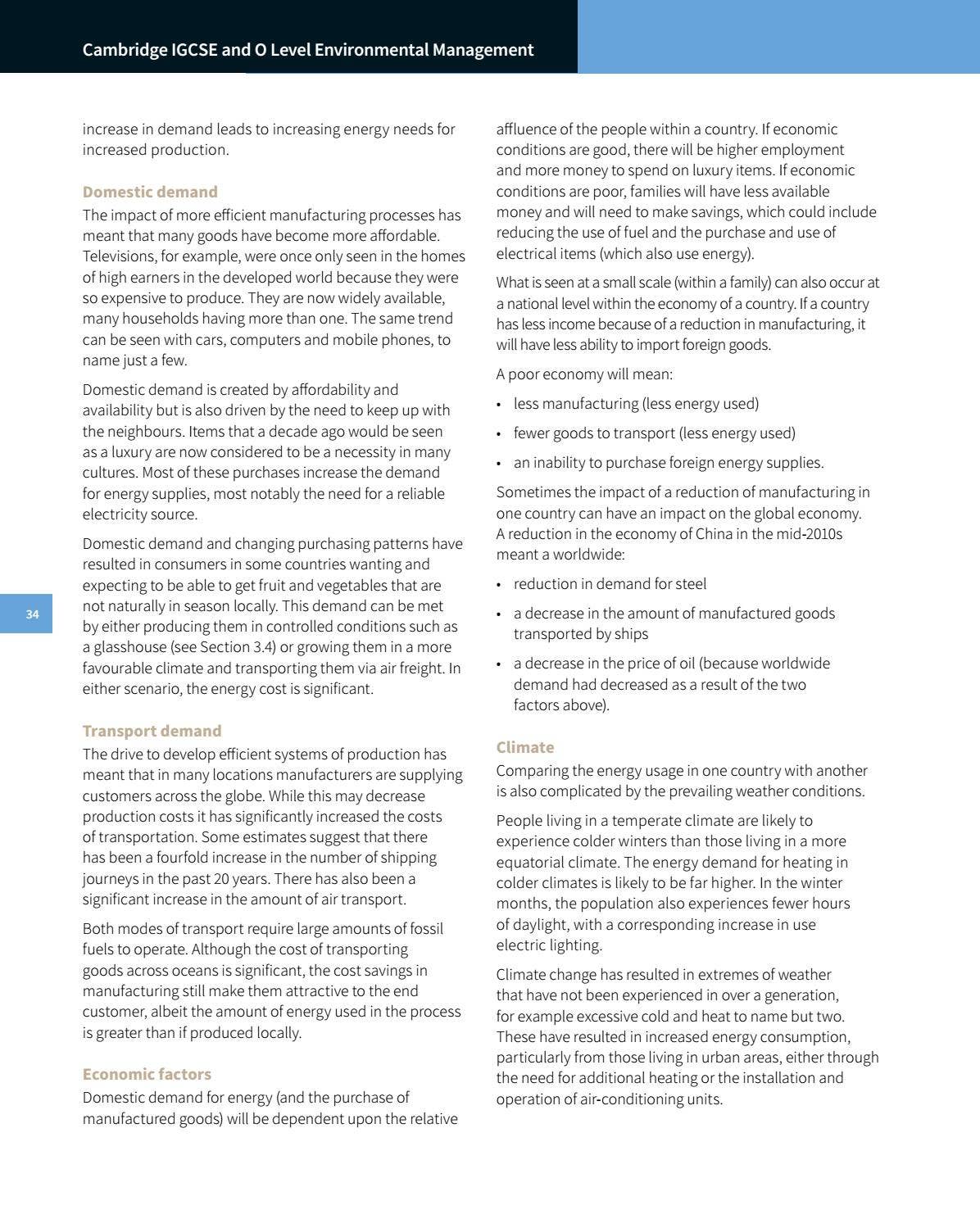 Preview Cambridge IGCSE Environmental Management Coursebook by ...