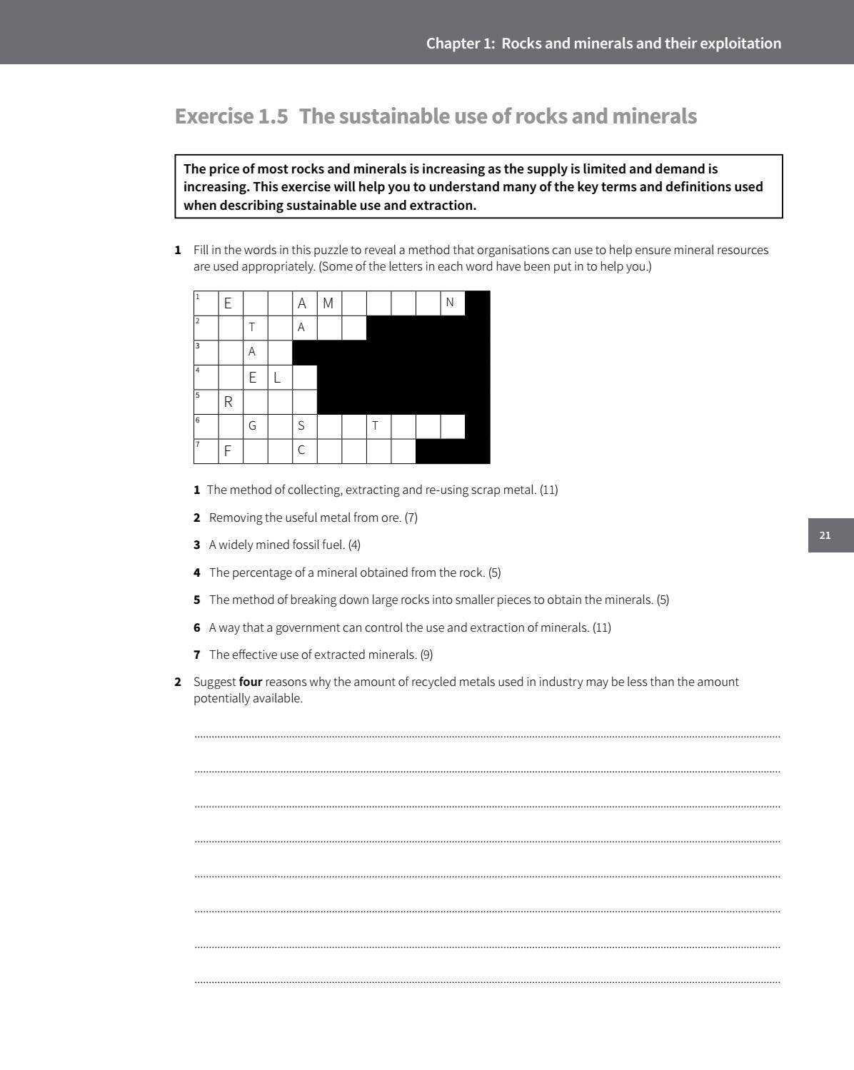 Preview Cambridge IGCSE and O Level Environmental Management Workbook ...