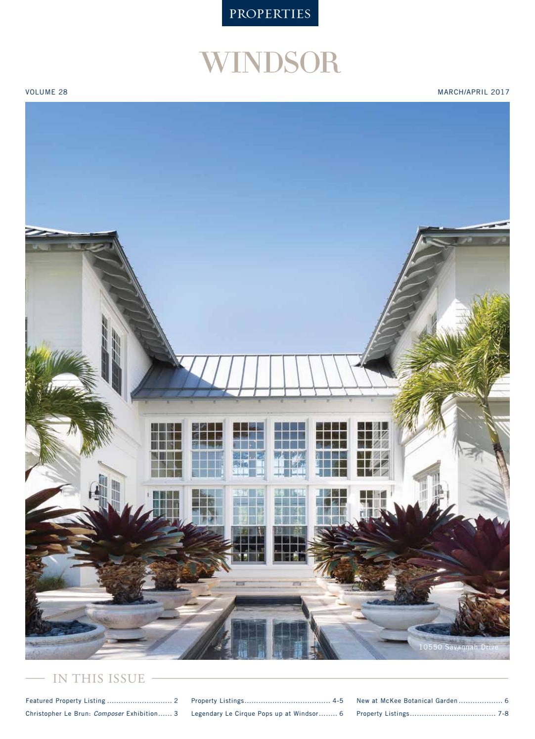 Windsor Properties Newsletter Mar-Apr 2017 by Windsor Properties - Issuu