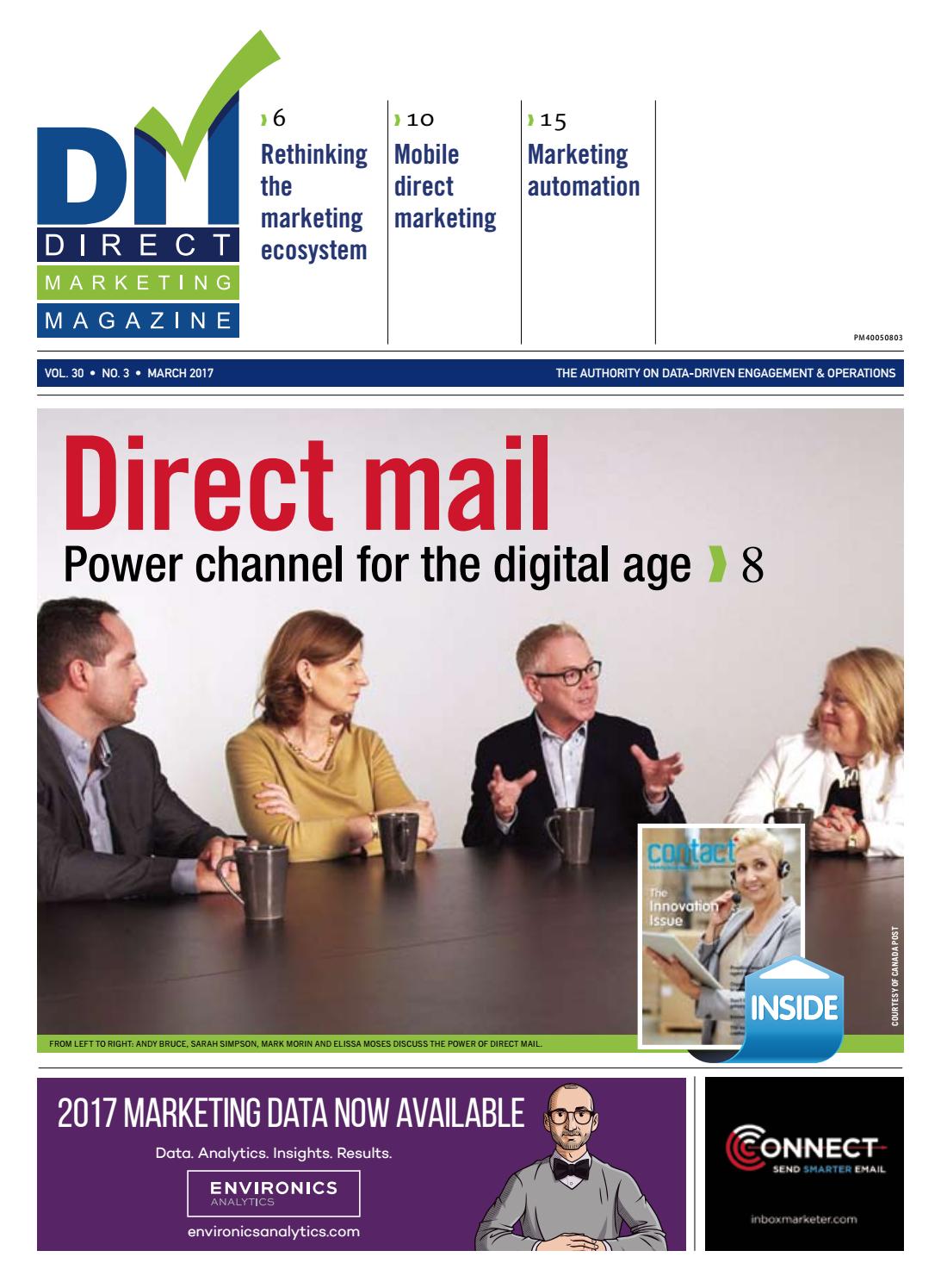 Direct Marketing Magazine March 2017 by Lloydmedia Inc - Issuu