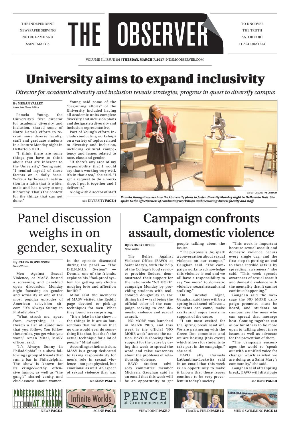 Print Edition of The Observer for Tuesday, March 7, 2017 by The ...