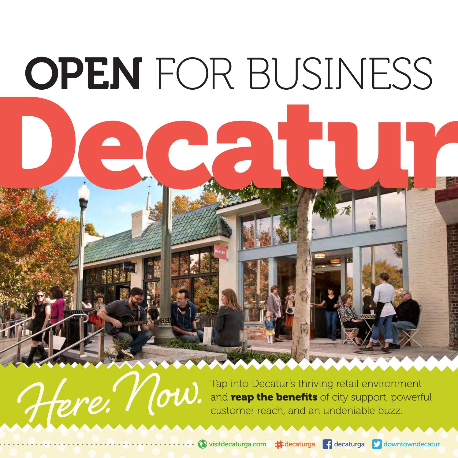 Open for Business Decatur by City of Decatur - Issuu
